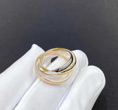 Золотое кольцо Cartier Trinity