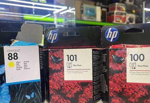 Картриджи оригинал HP 88, HP 100, HP101 просрочка