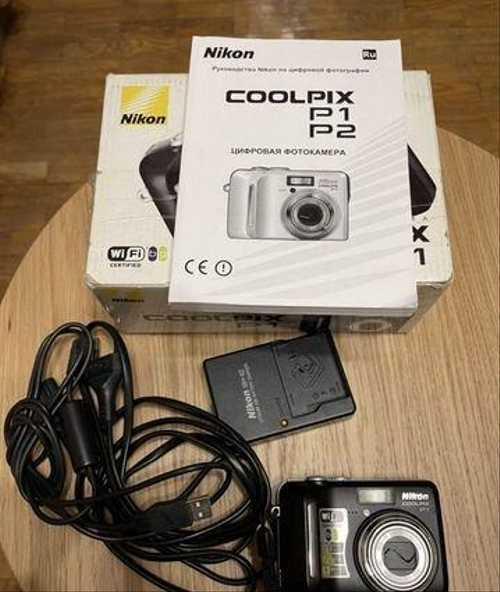 Фотоаппарат Nikon Coolpix P1, черный