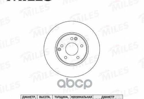 Диск тормозной mercedes C209/W203/W210/A208/R17