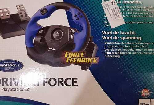 Руль Play Station2 Logitech Driving Force