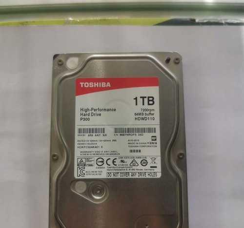 Жёсткий диск 1tb Toshiba