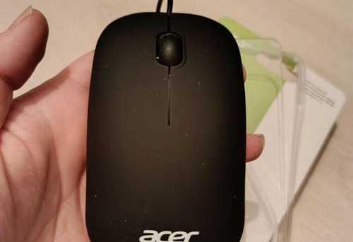 Мышь Acer OMW122 черный оптическая (1200dpi) USB