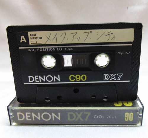 Аудиокассета Denon DX7 90.CrO2 /Type II. Made in J