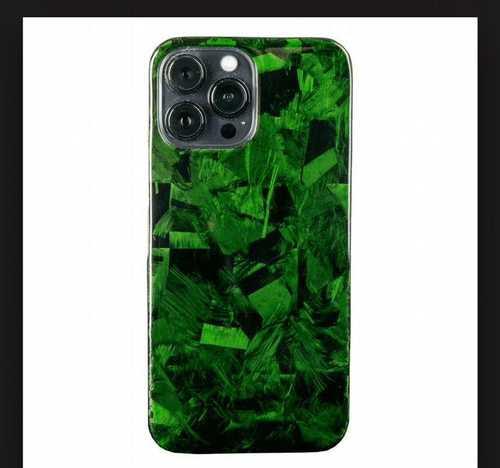 Кованный карбон iPhone 13 pro max чехол