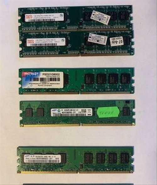 Оперативная память DDR3 и DDR2