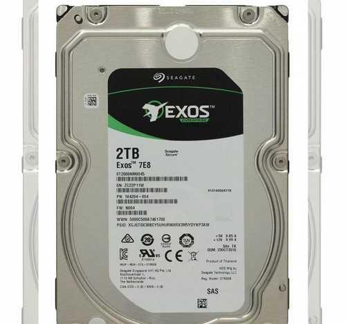 Жесткий диск Seagate ST2000NM0045 2Tb 7200 SAS 3,5