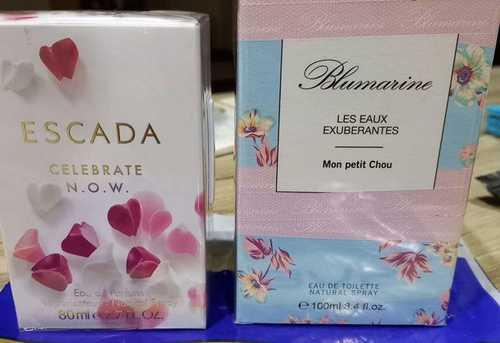 Парфюмерная вода Blumarine и Escada