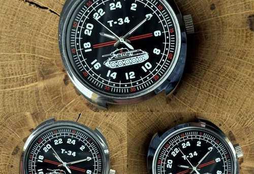 Ракета Т-34 24 часа - мужские наручные часы СССР