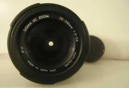 Объектив Sigma af UC zoom 70-210mm 1:4-5.6