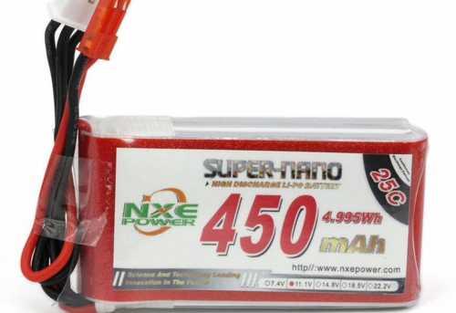 Аккумулятор LiPo 3S 450mAh 25C (NXE) 11.1В