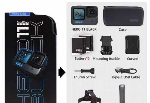 Новая Gopro hero 11 black special bundle