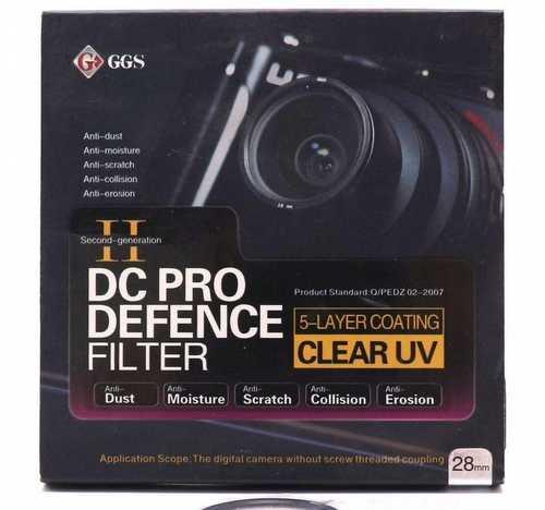 Светофильтр GGS DC/UV II Pro Defence Filter 28mm