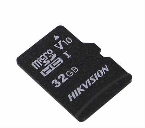 Карта памяти 32Gb Hikvision, microSD, Class 10