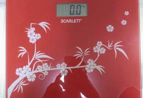 Весы напольные электронные Scarlette