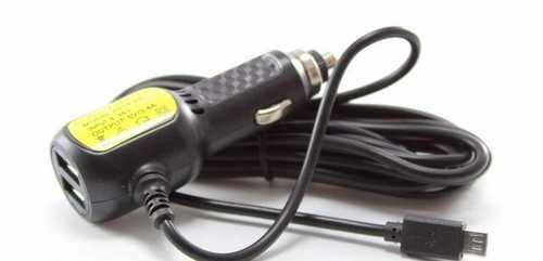 Шнур питания в прикуриватель micro USB M-79 (3м, 2