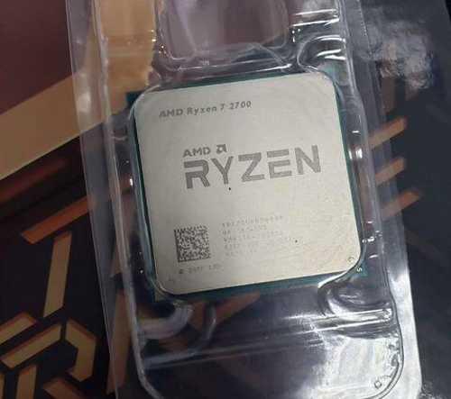 Процессор Ryzen 7 2700 и материнская плата