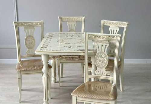 Стол Версаче / Кухонный стол стулья / столы стулья