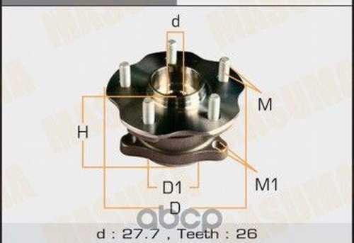 Ступичный узел задн. lexus RX 08- MW-11536 Masuma