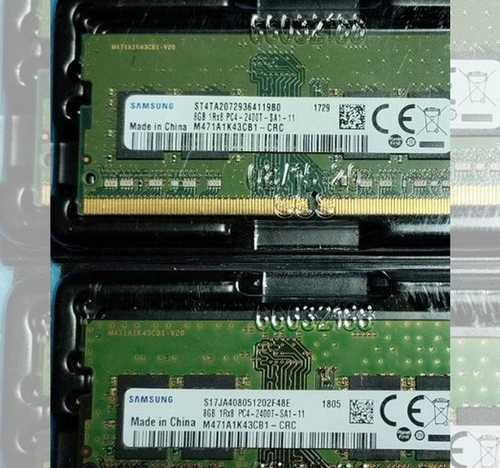 Оперативная память Samsung ddr4 8gb 2400 Гц