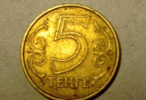 Монета 5 тенге 2004 год Казахстан