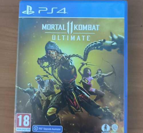 Mortal Kombat 11 ultimate ps4 диск