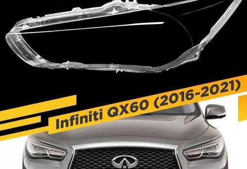 Стекло для фары Infiniti QX60 2016-2021 Левой