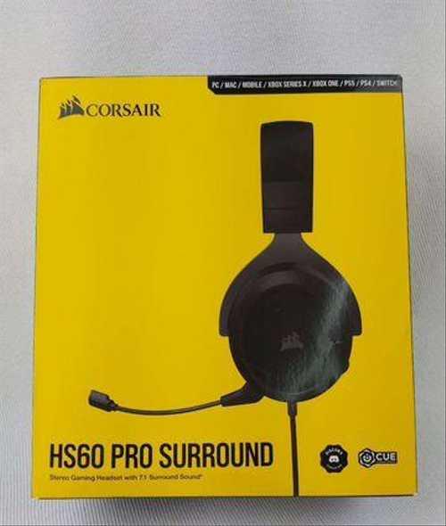 Игровые наушники Corsair HS60 Pro surround