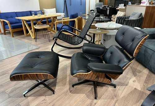 Кресло для отдыха Eames/кожа