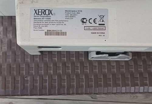 Продам принтер Xerox WorkCentre 3119 на запчасти