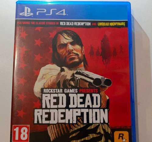Red Dead Redemption 1 ps4 ps5 диск