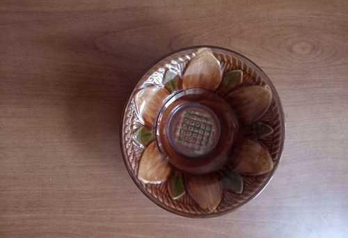 Тарелка и вазочка керамические