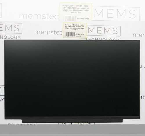 Матрица 15.6" 1920x1080 матовая FHD 30 pin slim 350MM (NT156FHM - N61) без креплений 3 мм