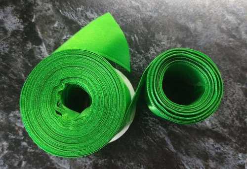 Лента атласная ideal цвет 3042 зелёный 100мм 27.4м