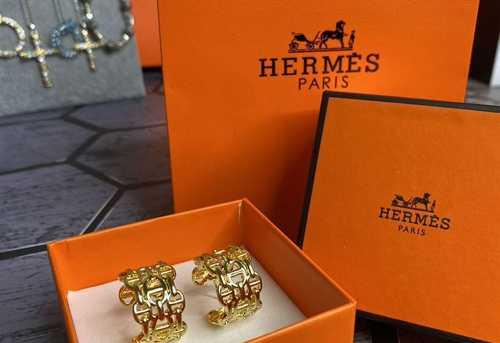 Серьги hermes