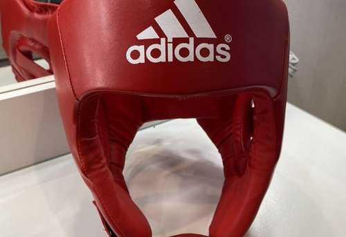 Боксерский шлем Adidas DX красный