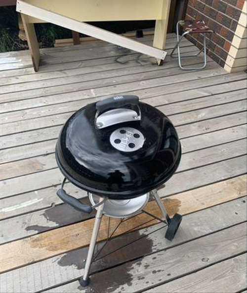 Угольный гриль weber бу