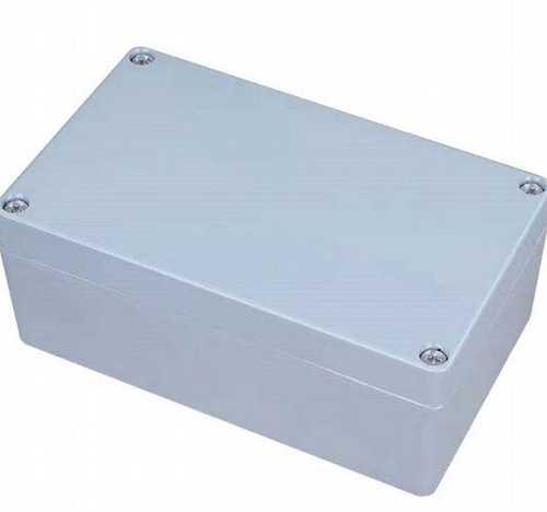 ACD XG387 Metal case IP65, 200*120*80mm, металлический, 3 отверстия (28   28   23мм) с резиновыми за