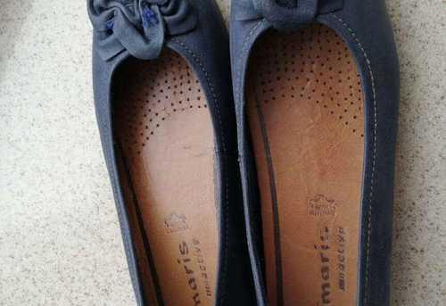 Туфли Tamaris для девочки, женщины р. 36 нат. кожа