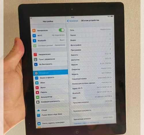 Планшет Apple iPad 2 64Gb Wi-Fi   3G