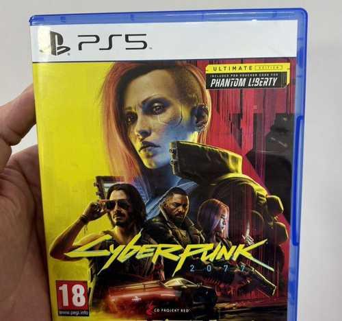 Диск Cyberpunk 2077 ps5