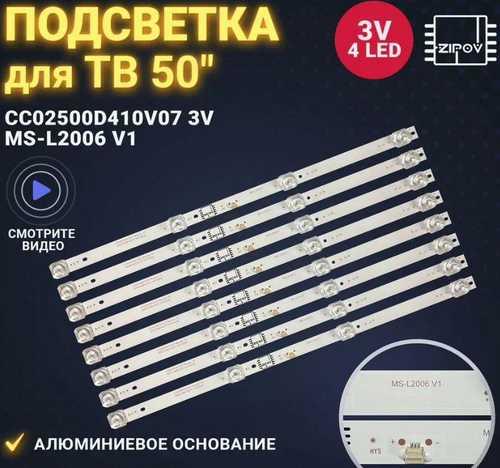 LED подсветка к телев. Hyundai H-led50eu1311