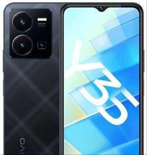 Смартфон Vivo Y35 4/128Gb Black RU
