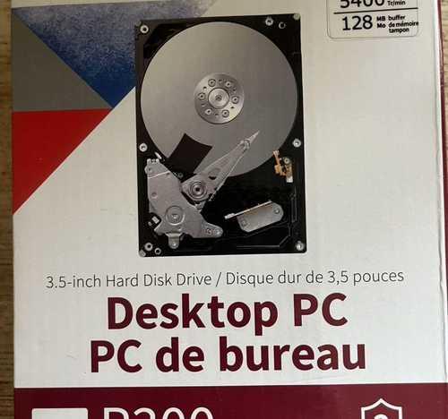 Toshiba P300 hdwd260, 6тб, HDD, SATA III, 3.5"