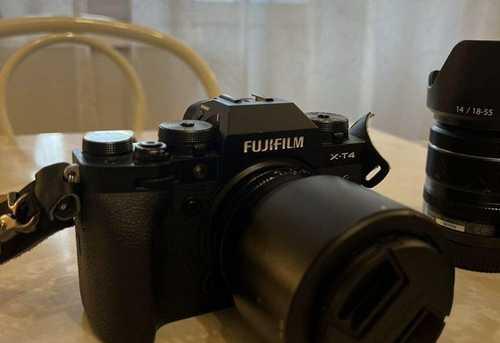 Фотоаппарат fujifilm xt4 + 3 объектива