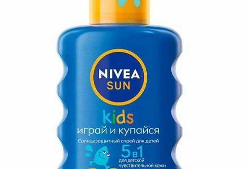 Солнцезащитный спрей Nivea Sun Kids spf30