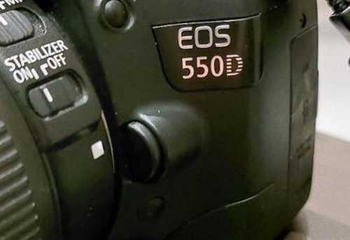 Зеркальный фотоаппарат canon EOS 550 D новый