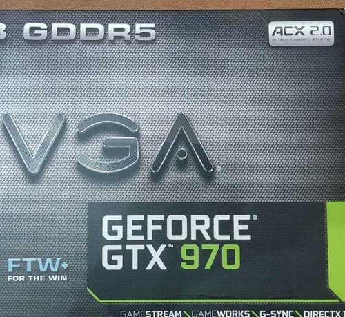 Видеокарта evga GeForce GTX 970 4GB