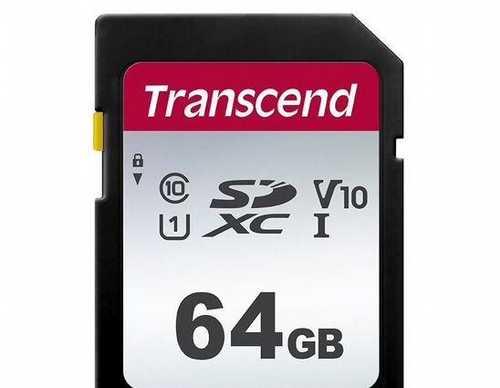 Карта памяти Transcend sdxc 64GB 300S UHS-I U1 V10