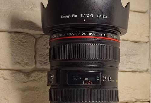Объектив Canon EF 24 105mm f 4l is usm